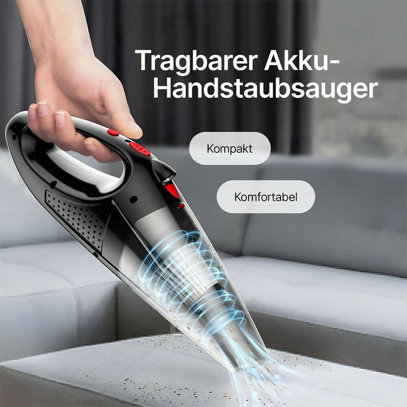 Ultra-starker Akku-Handstaubsauger / Beutelloser Handstaubsauger mit L